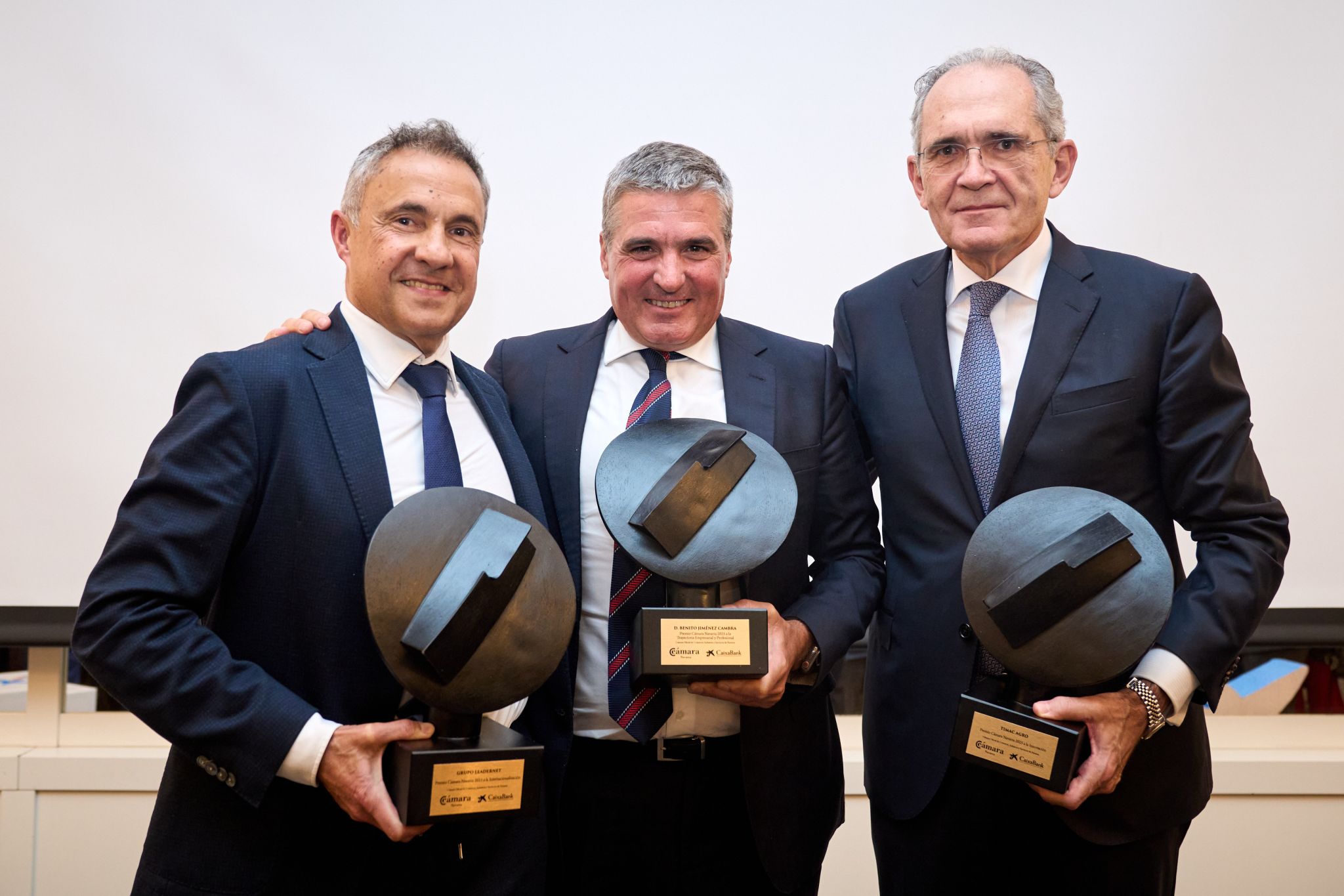 Benito Jiménez, CEO de Congelados de Navarra, recibe el premio Cámara ...